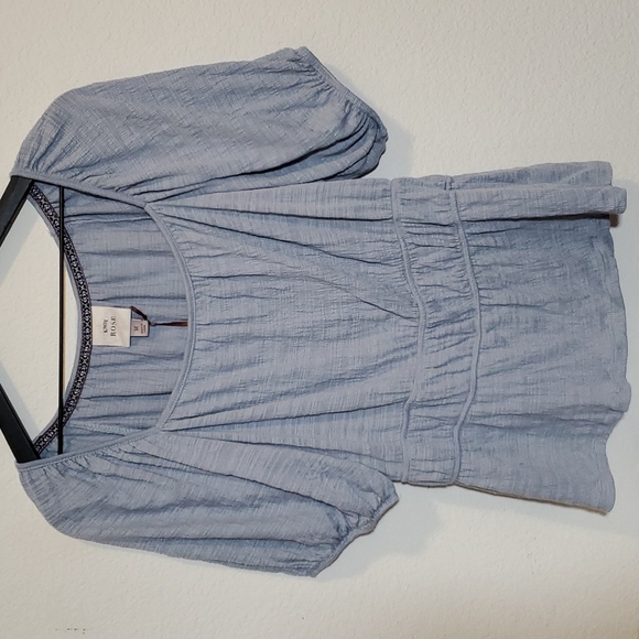 Knox Rose | Tops | Knox Rose Baby Powder Blue Top | Poshmark
